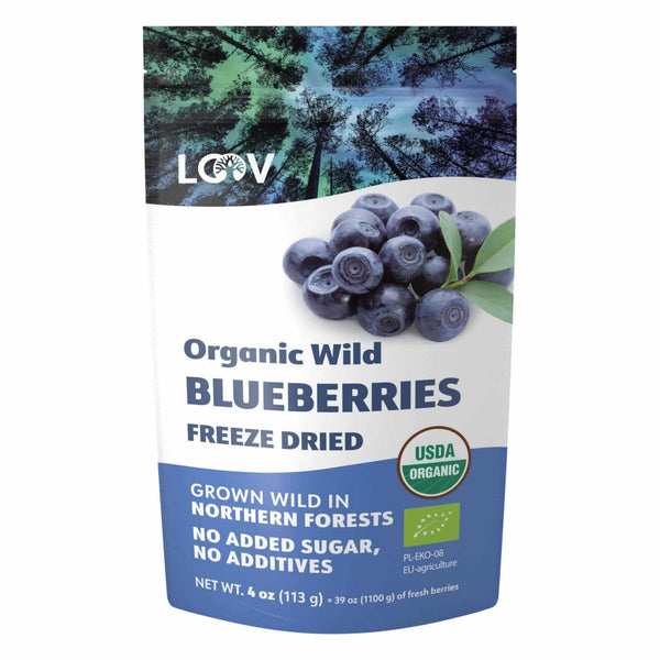 LOOV Wild Blueberries - Freeze Dry | RealLifeHealing